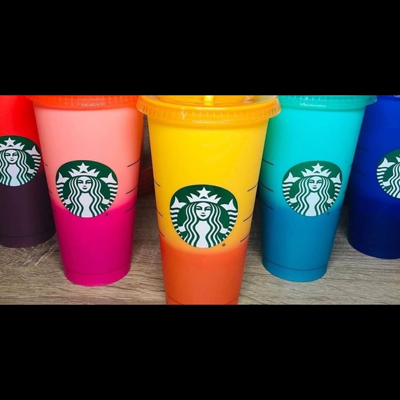 Starbucks | Kitchen | Starbucks Color Change Cold Cups 5 Pack Nib ...